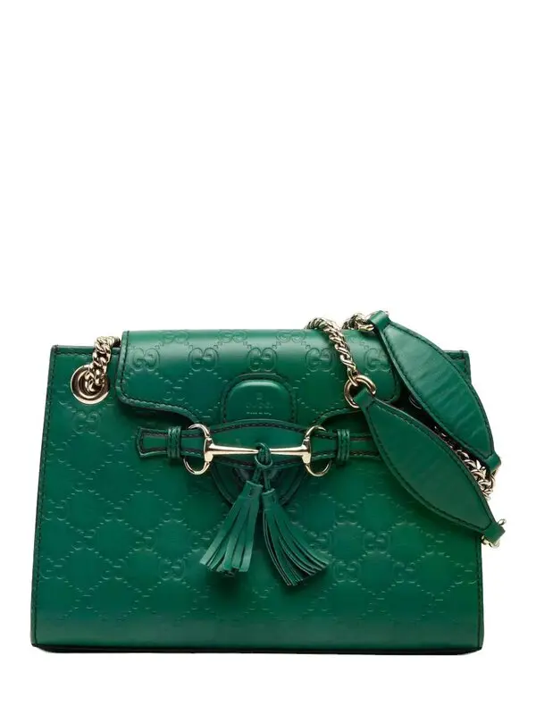 Gucci Small Emily Shoulder Bag - Green