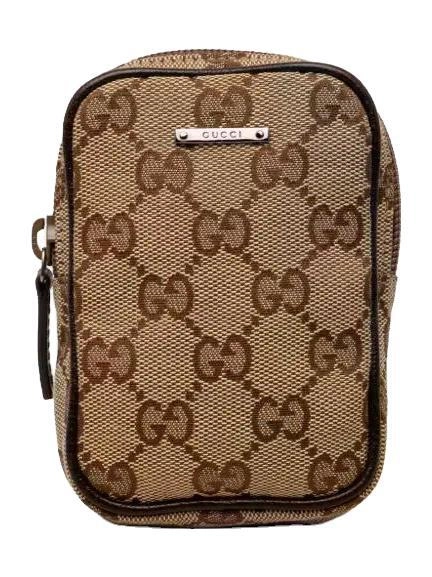 Gucci Gg Canvas Cigarette Pouch - Neutrals