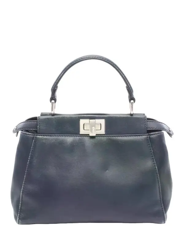 Fendi Iconic Peekaboo Satchel - Blue