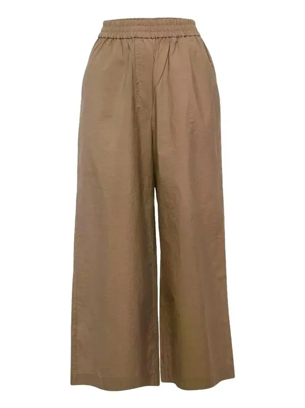 Loewe X Paula's Ibiza Anagram Wide-leg Trousers - Neutrals