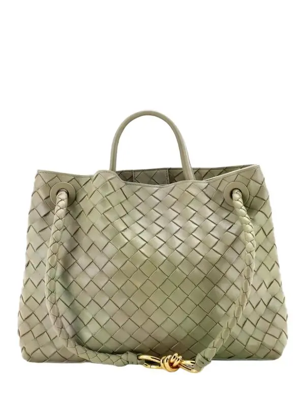 Bottega Veneta Andiamo Top Handle Bag - Green