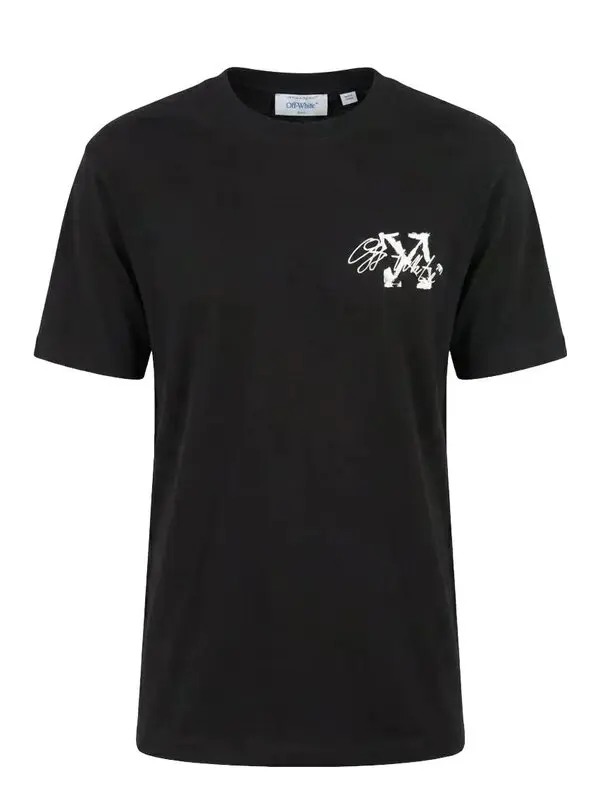 Off-White Stroke 2 Arrow Skate Logo-embroidered T-shirt - Black