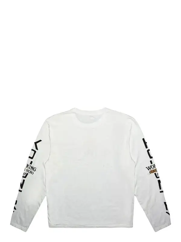 Kapital Logo-print Long-sleeve T-shirt - White
