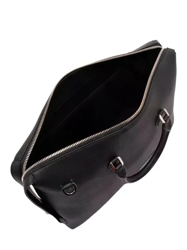 Dolce & Gabbana Pebbled Leather Briefcase - Black