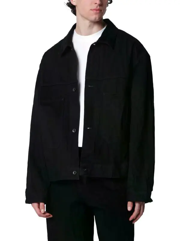Studio Nicholson Button-up Boxy Jacket - Black