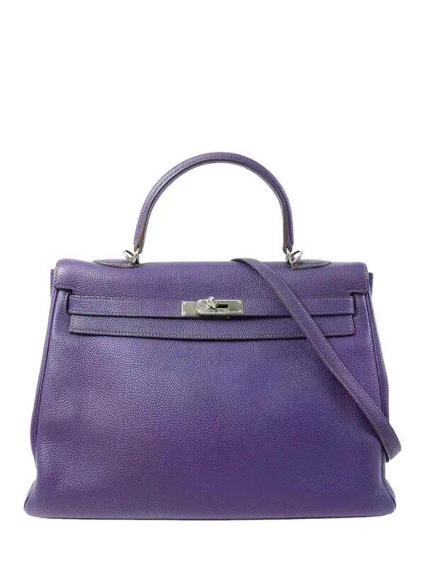 Hermès 2010 35 Kelly Tote Bag - Purple