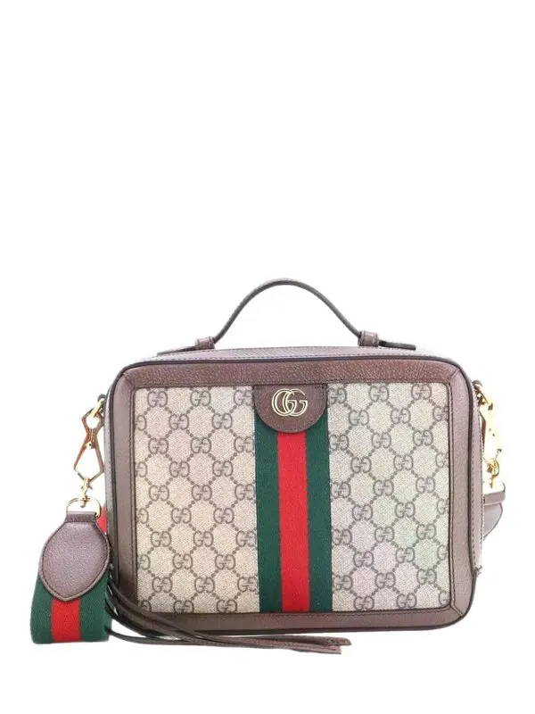 Gucci Ophidia Zip Around Camera Bag - Brown
