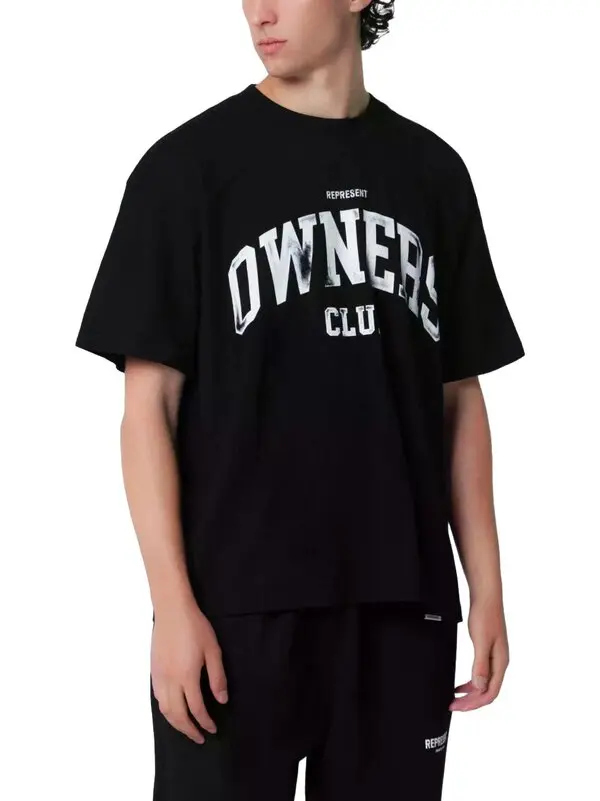 REPRESENT Owners Club Logo-print T-shirt - Black