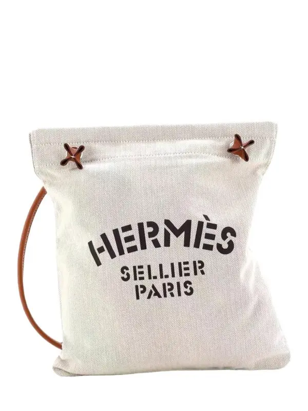 Hermès Aline Bag Toile Mm Crossbody Bag - Neutrals