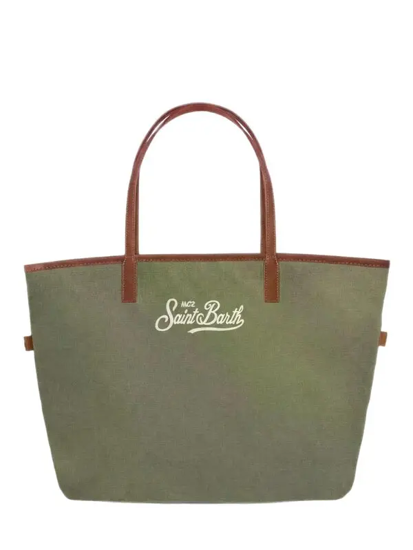 MC2 SAINT BARTH City Logo Tote - Green