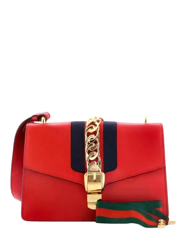 Gucci Sylvie Small Shoulder Bag - Red