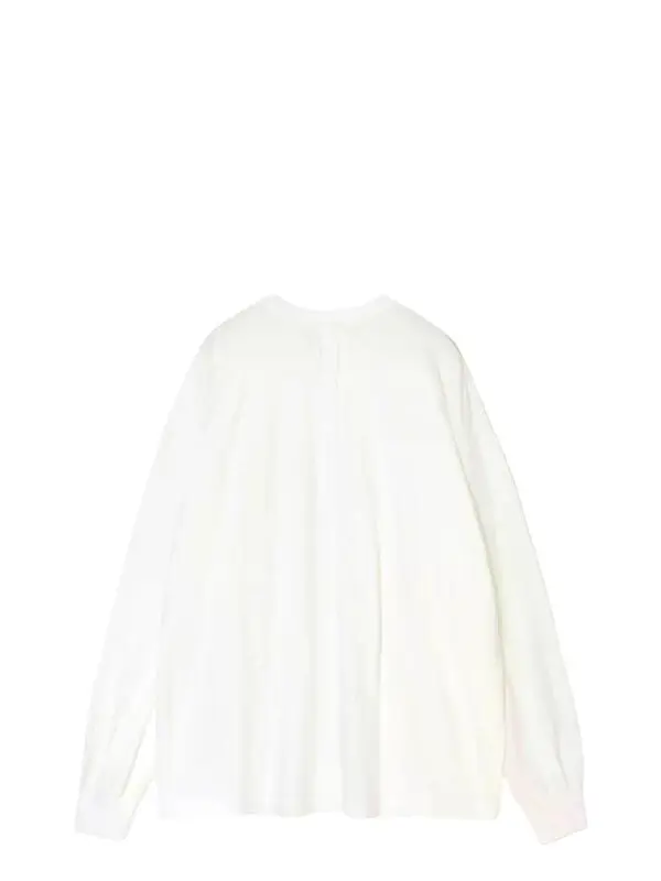 Undercover Slogan Print Long Sleeve Sweatshirt - White