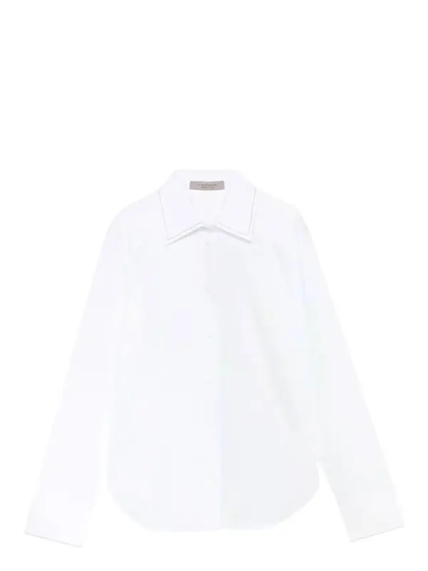 D.exterior Crystal Embellished Shirt - White