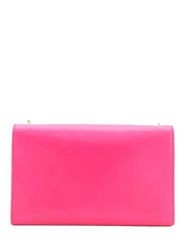 Saint Laurent Classic Monogram Tassel Leather Medium Crossbody Bag - Pink