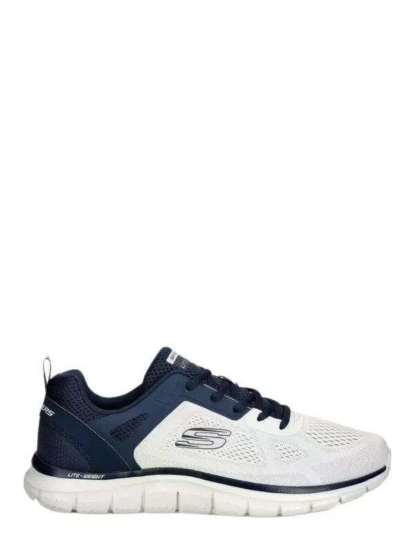 Sketchers Logo-patch Mesh Sneakers - White