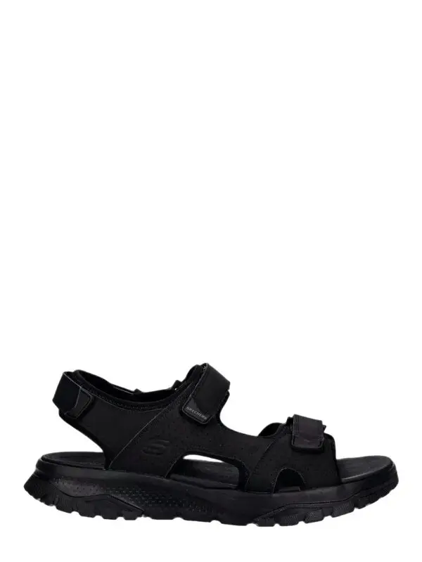 Sketchers Wagner Perforated Touch-strap Sandals - Black