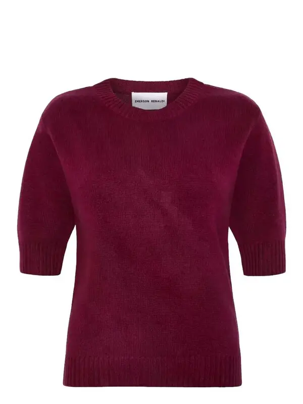 EMERSON RENALDI Short-sleeve Sweater - Red