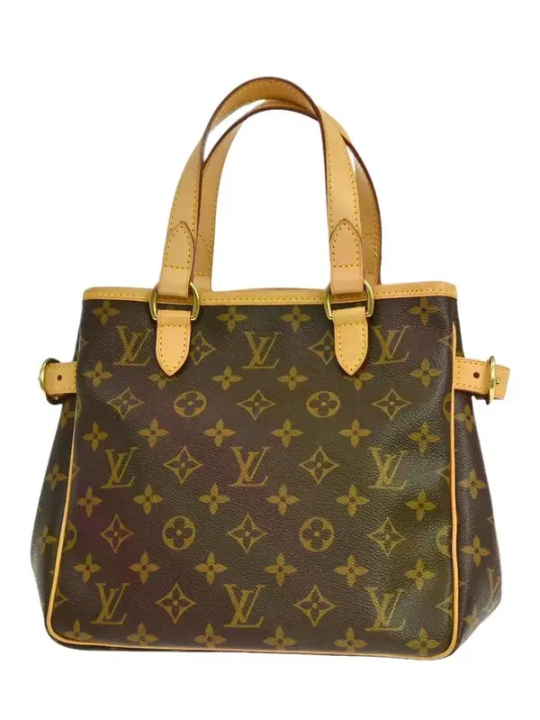LOUIS VUITTON Monogram Canvas Batignolles Vertical Tote Bag - Brown