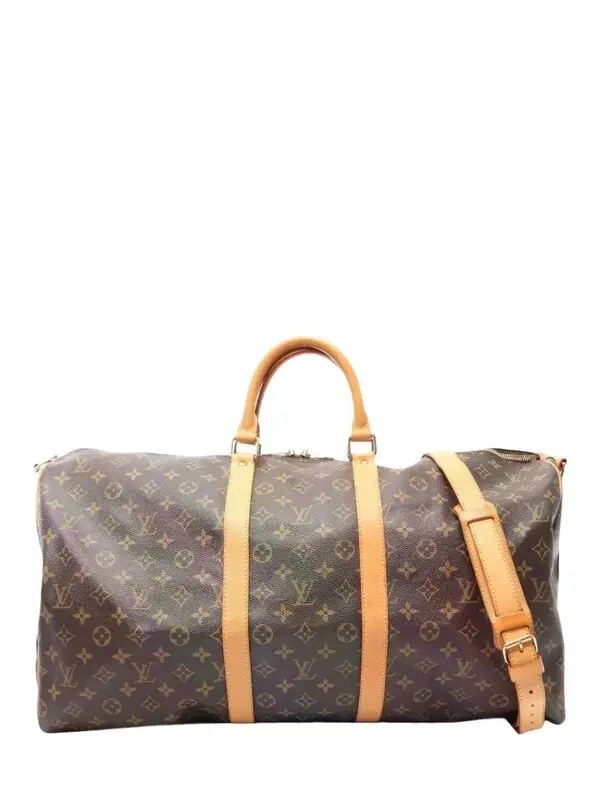 LOUIS VUITTON 2005 55 Keepall Bandoulière Holdall - Brown
