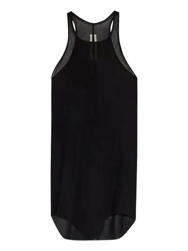 Rick Owens Ribbed Racerback T-shirt - Black