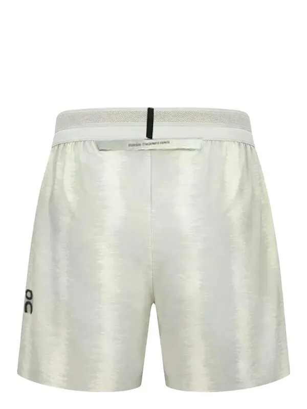 On Terra Running Shorts With Space-dye Pattern - Neutrals