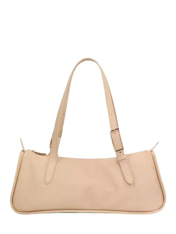 Longchamp Buckle-strap Shoulder Bag - Neutrals