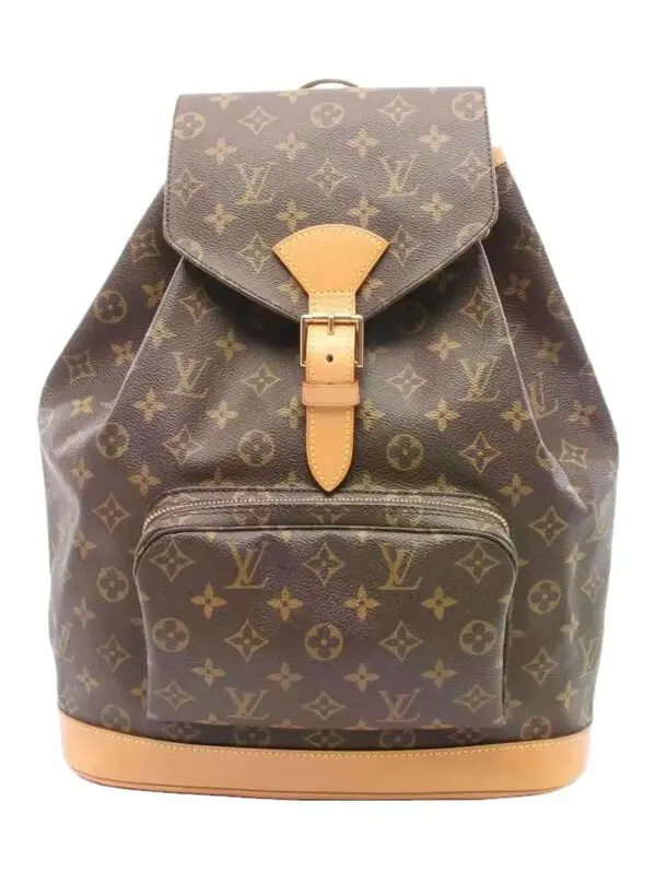 LOUIS VUITTON 1997 Montsouris Gm Backpack - Brown