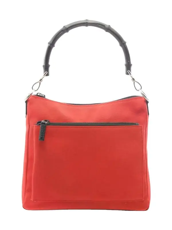 Gucci Bamboo Shoulder Bag - Red