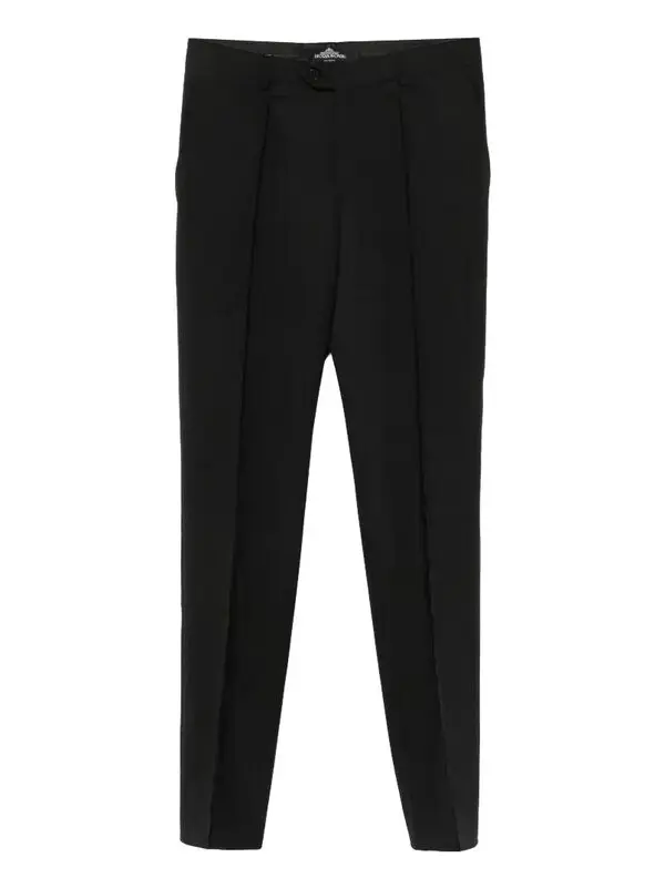 HODAKOVA Tailored Horsehair Trousers - Black