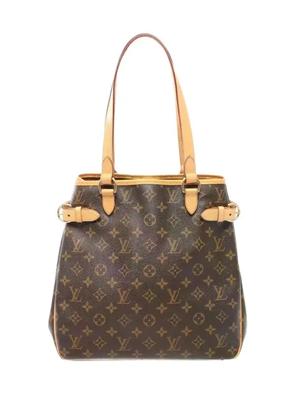 LOUIS VUITTON 2009 Batignolles Vertical Monogram Tote Bag - Brown