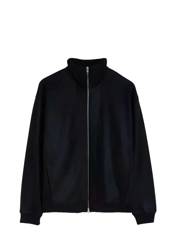 JIL SANDER Zip-up Wool Jacket - Blue