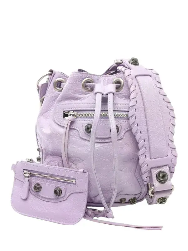 Balenciaga Xs Le Cagoule Bucket Bag - Purple