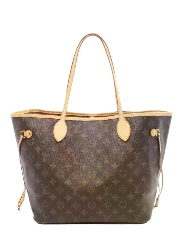 LOUIS VUITTON Monogram Canvas Neverfull Mm Tote Bag - Brown