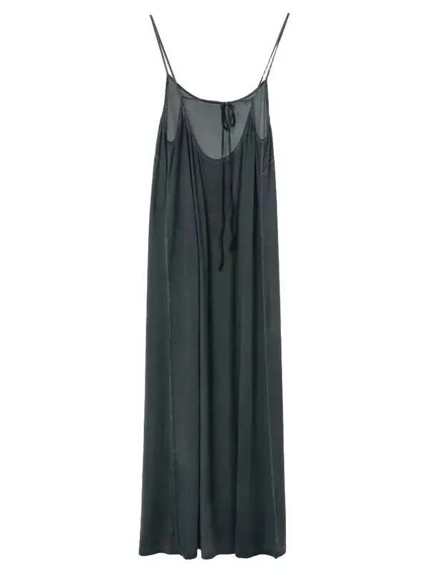 UMA WANG Spaghetti-strap Maxi Dress - Blue