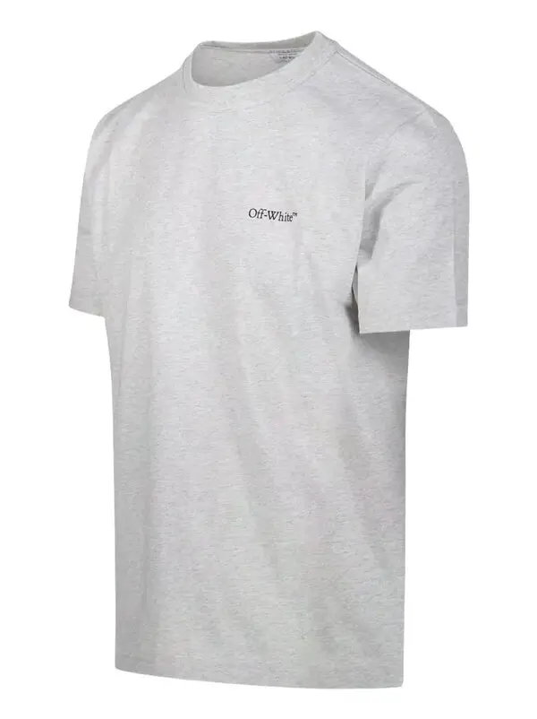 Off-White Logo-print T-shirt - Grey
