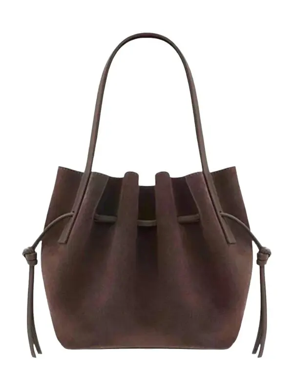 Yuzefi Mini Suede Tote Bag - Brown
