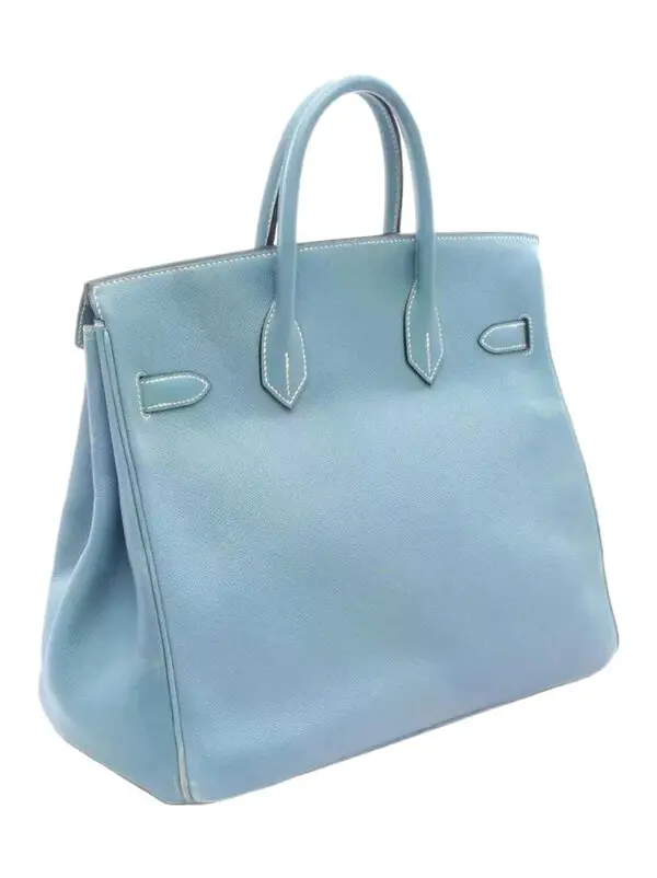 Hermès 2006 32 Haut À Courroies Tote Bag - Blue