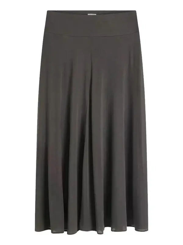 ST. AGNI Fluid Jersey Skirt - Grey