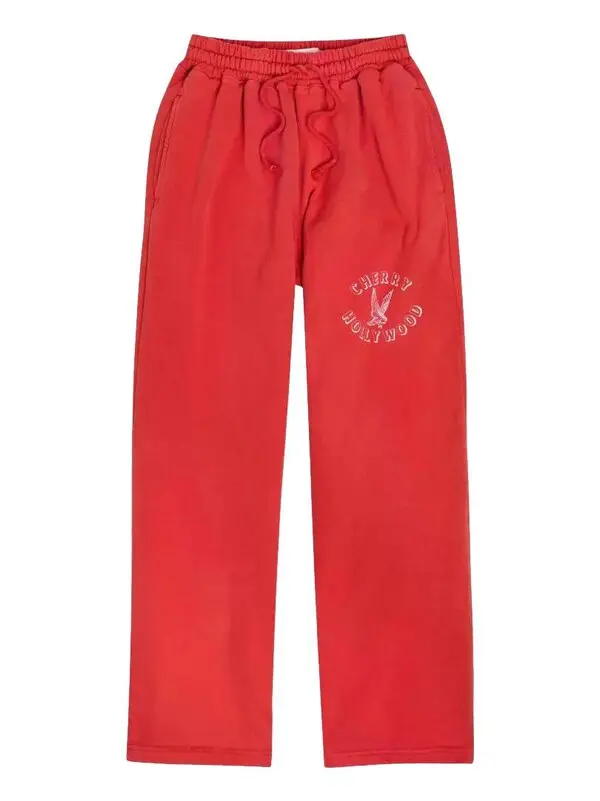 CHERRY LA Logo-print Track Pants - Red