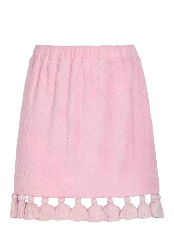 Cap D'antibes Georgia Tassel-trim Mini Skirt - Pink