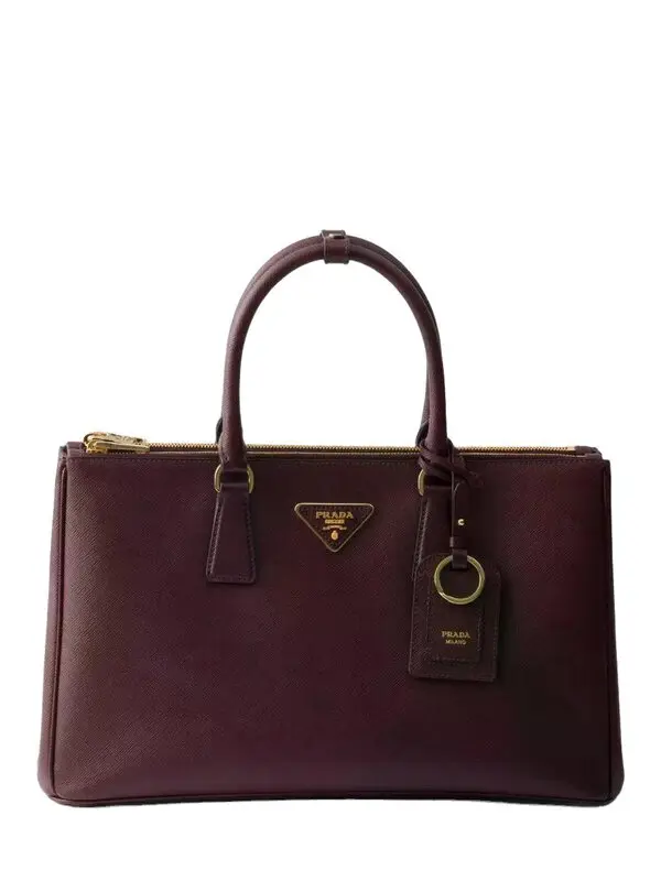 Prada Galleria Large Saffiano Leather Bag - Red