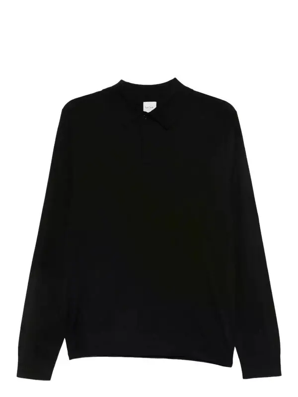 Paul Smith Long-sleeve Polo Shirt - Black