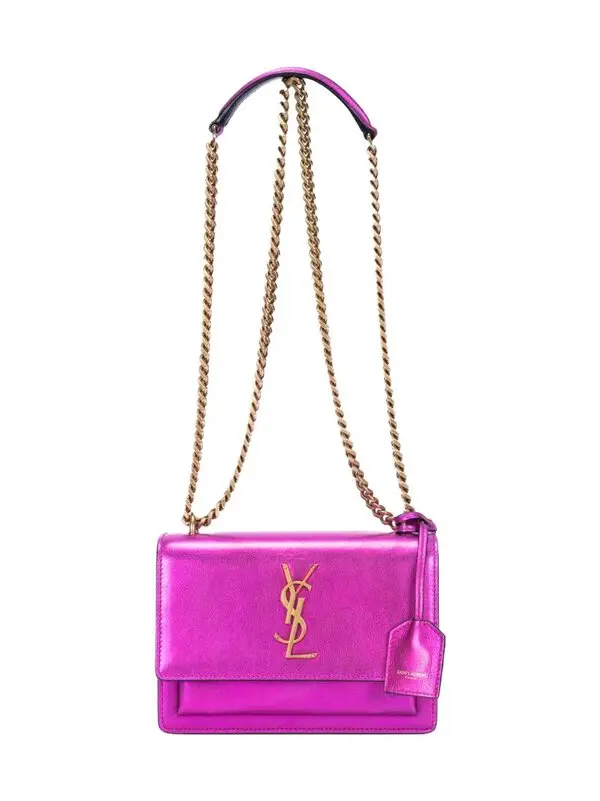 Saint Laurent Sunset Small Shoulder Bag - Pink