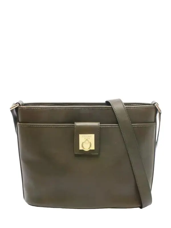Celine 1980 Leather Crossbody Bag - Brown