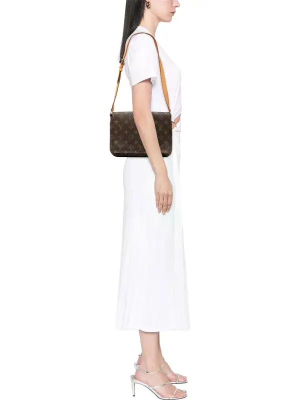 LOUIS VUITTON Monogram Musette Tango Short Strap Shoulder Bag - Brown