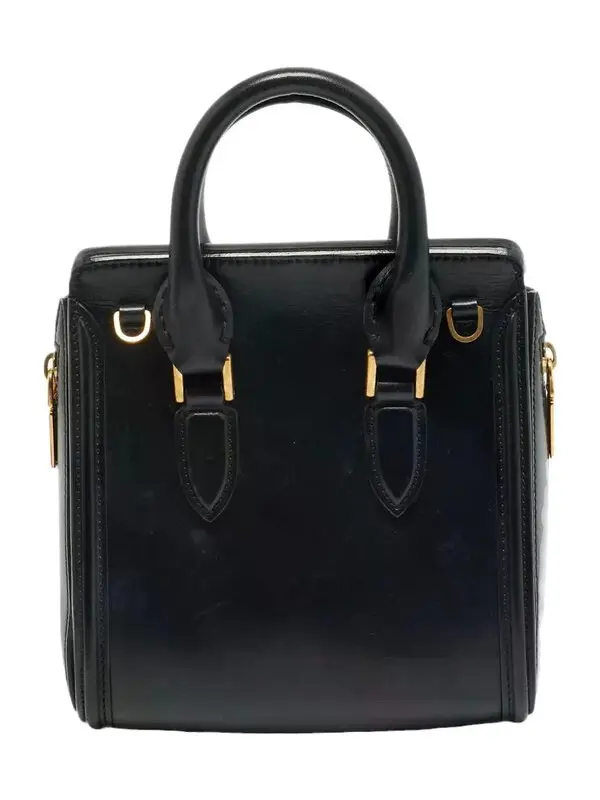 Alexander McQueen Heroine Leather Tote Bag - Black