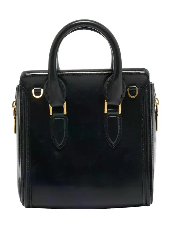 Alexander McQueen Heroine Leather Tote Bag - Black