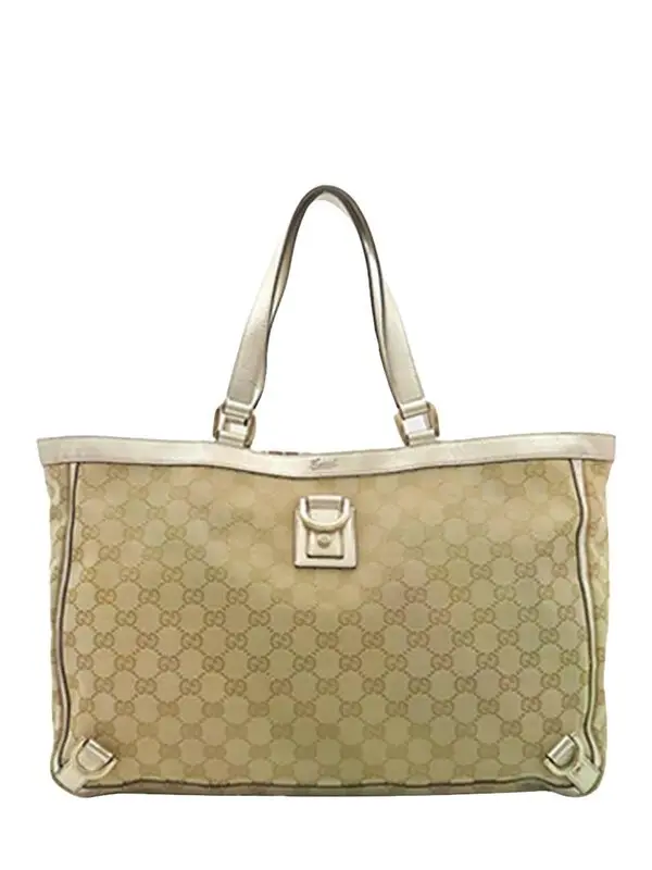 Gucci Abbey D-ring Gg Canvas Tote Bag - Neutrals