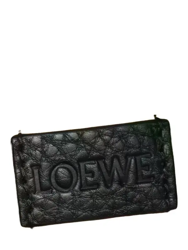 Loewe Medium Pebble Messenger Bag - Black