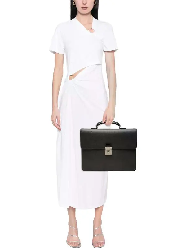 LOUIS VUITTON Taiga Leather Business Bag - Black